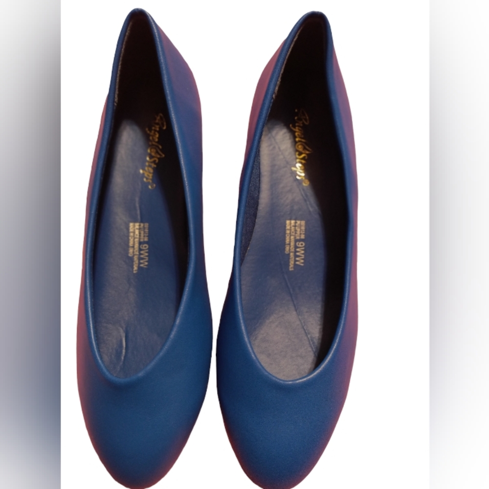 Beautiful Angel Steps Jan Dress Flats Sz9 Double Wide - Gem